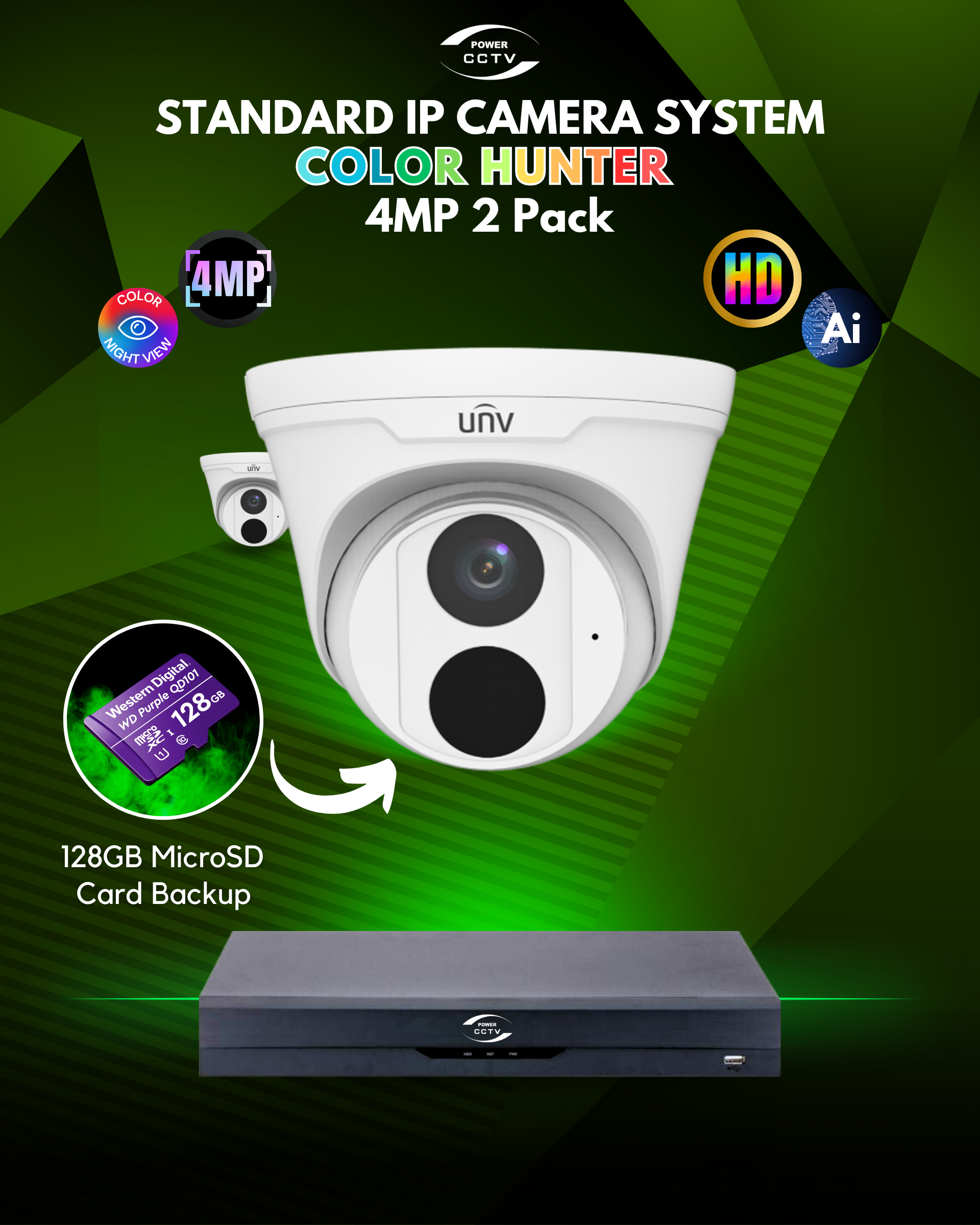 UNV Standard IP Camera 2Pk – PowerCCTV
